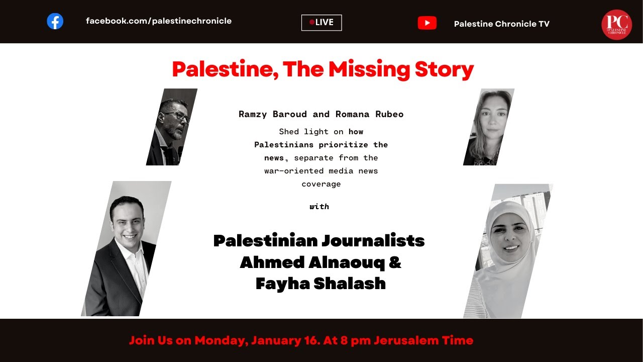 ‘You Only Need to Tell the Truth’ – Palestinian Journalists Discuss ...